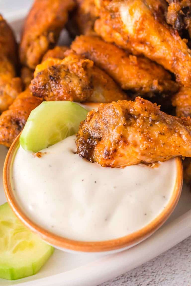 Crispy Baked Hot Wings Recipe— Bless this Mess