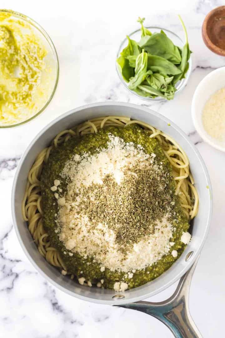 Pesto Pasta — Bless this Mess