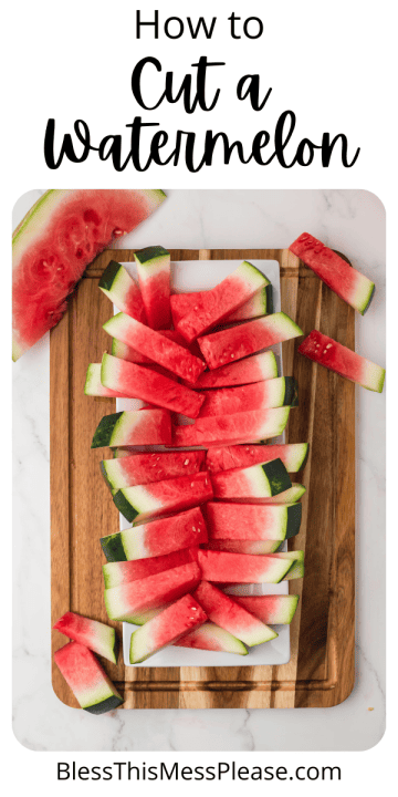 How to Cut a Watermelon — Bless this Mess