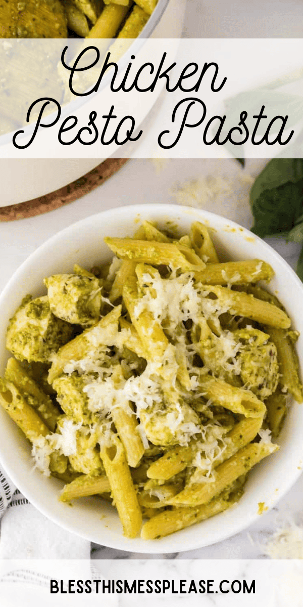 Chicken Pesto Pasta — Bless This Mess