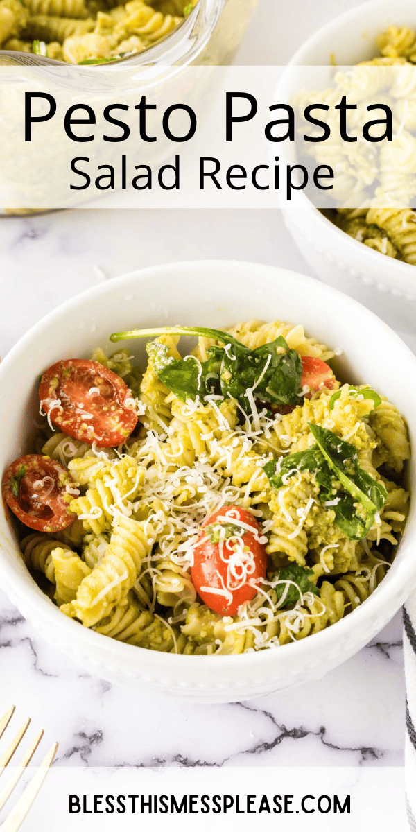 Pesto Pasta Salad — Bless This Mess