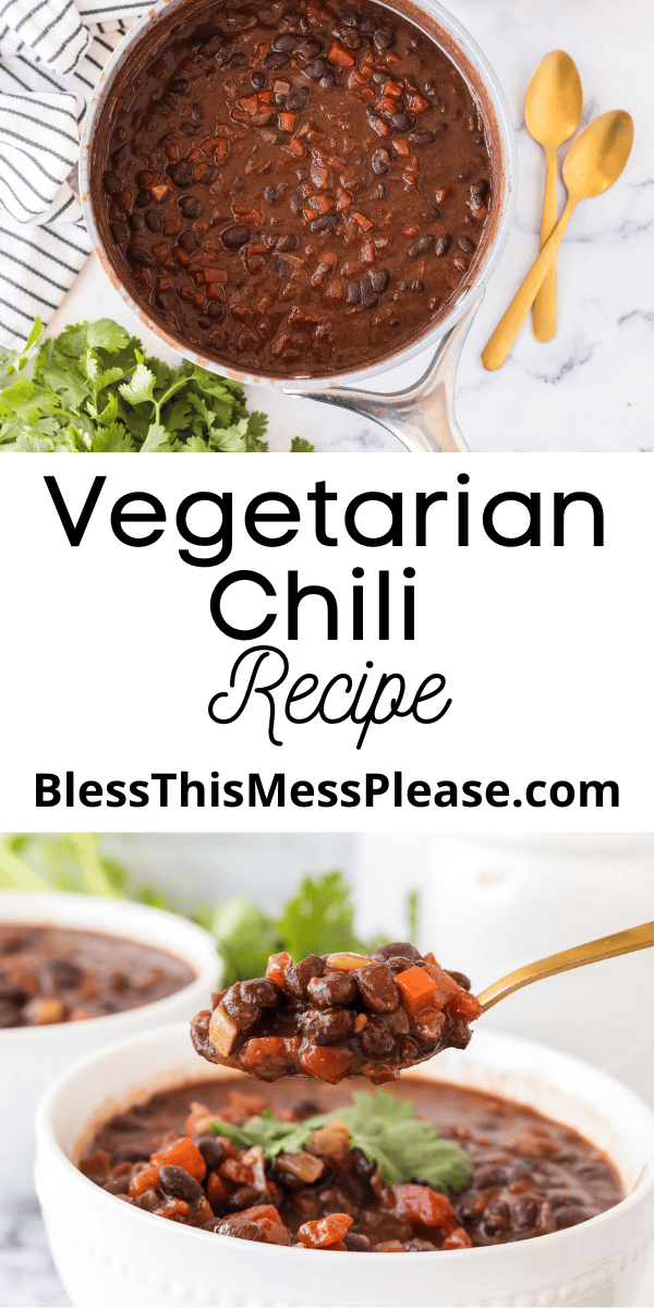 Vegetarian Chili Recipe — Bless this Mess