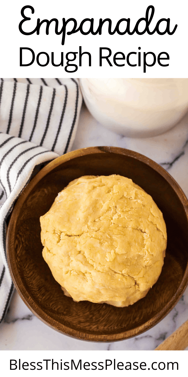 Empanada Dough — Bless this Mess