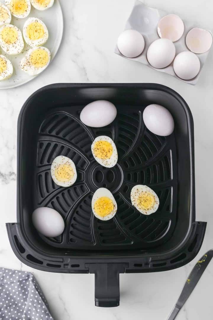 Air Fryer Eggs — Bless this Mess