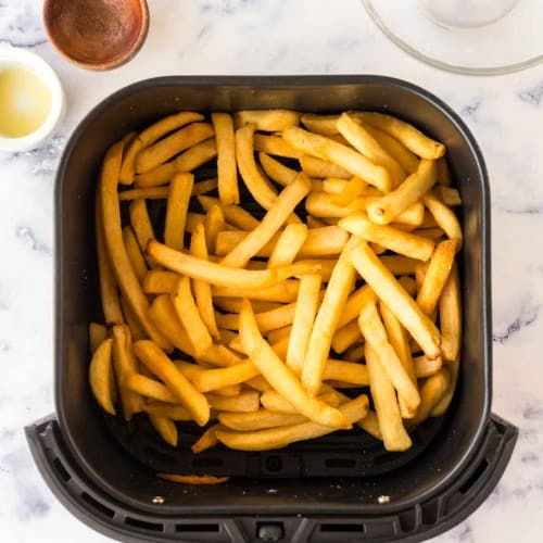 Air Fryer Frozen Fries — Bless This Mess