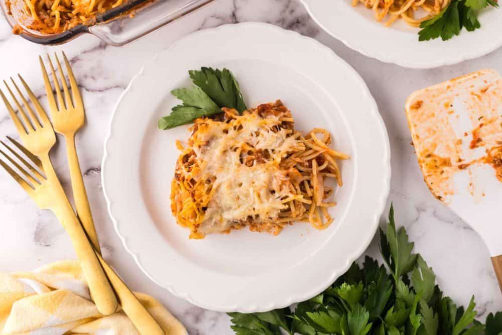 Baked Spaghetti — Bless this Mess