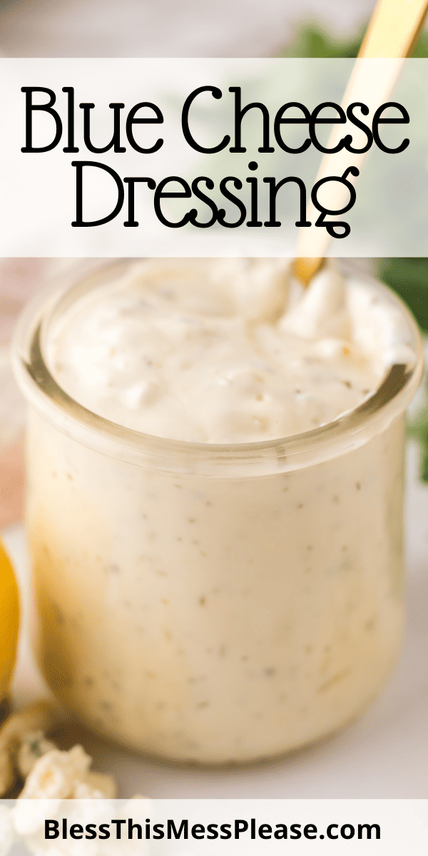Blue Cheese Dressing — Bless this Mess