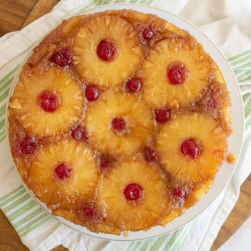 Pineapple Upside-Down Cake: The Ultimate Vintage Dessert — Bless this Mess