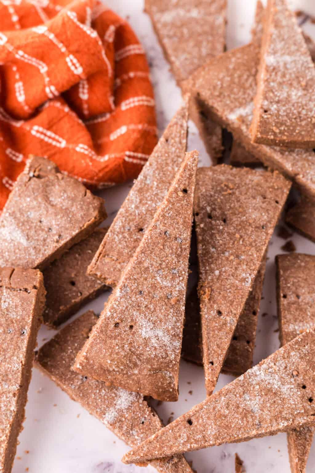 Easy Chocolate Shortbread Cookies Recipe | Christmas Cookies Recipe