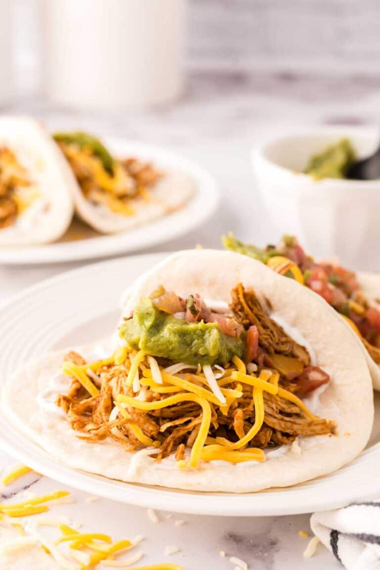 Shredded Chicken Tacos — Bless this Mess