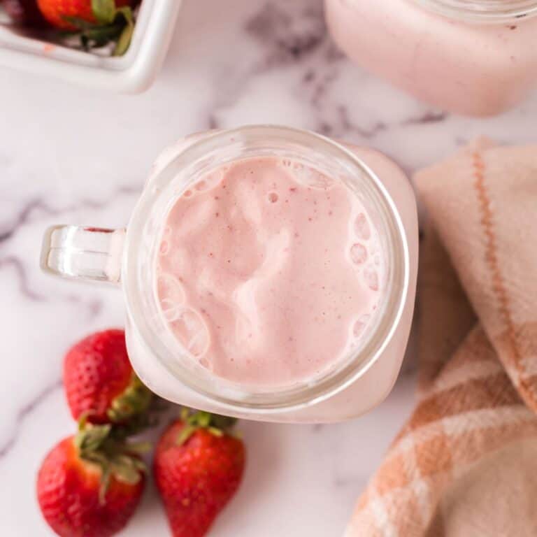 Strawberry Milkshakes — Bless this Mess