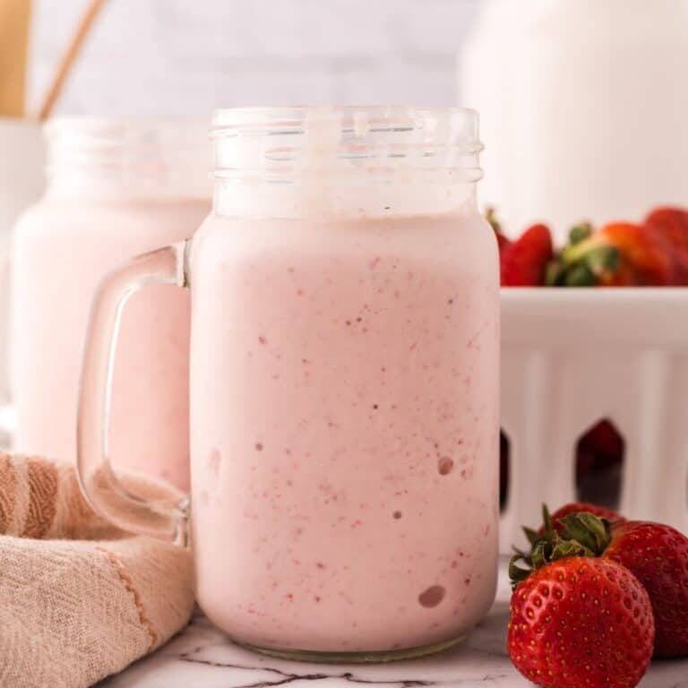 Strawberry Milkshakes — Bless this Mess