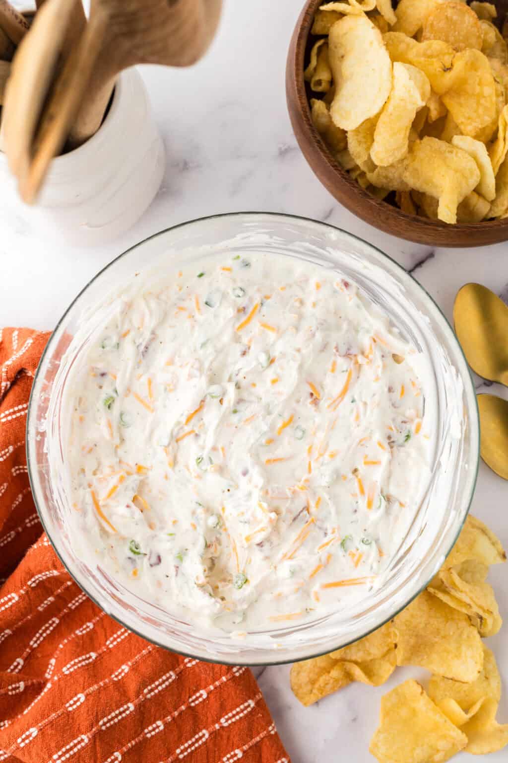 Loaded Baked Potato Dip | Easy Homemade Chip Dip