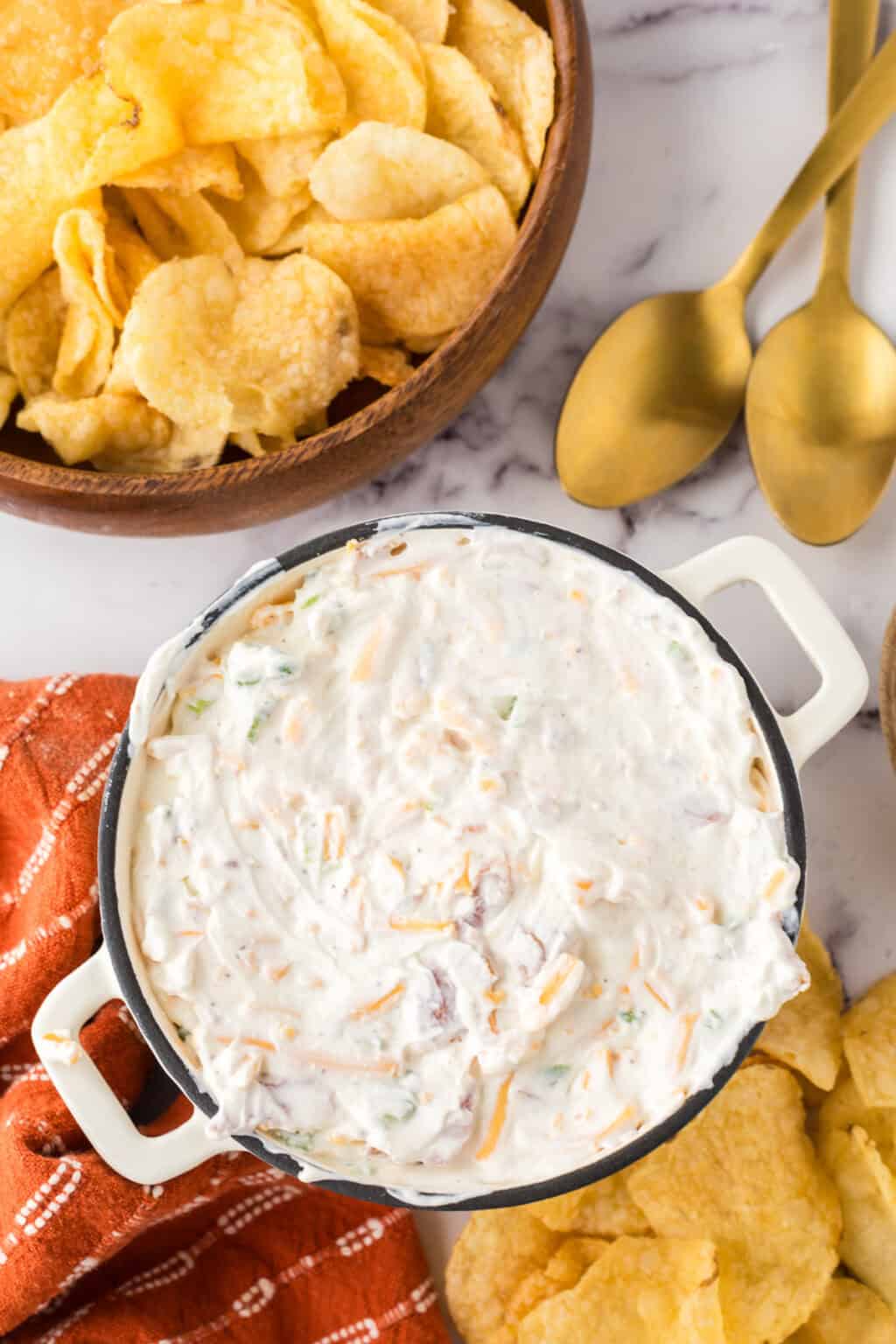 Loaded Baked Potato Dip | Easy Homemade Chip Dip