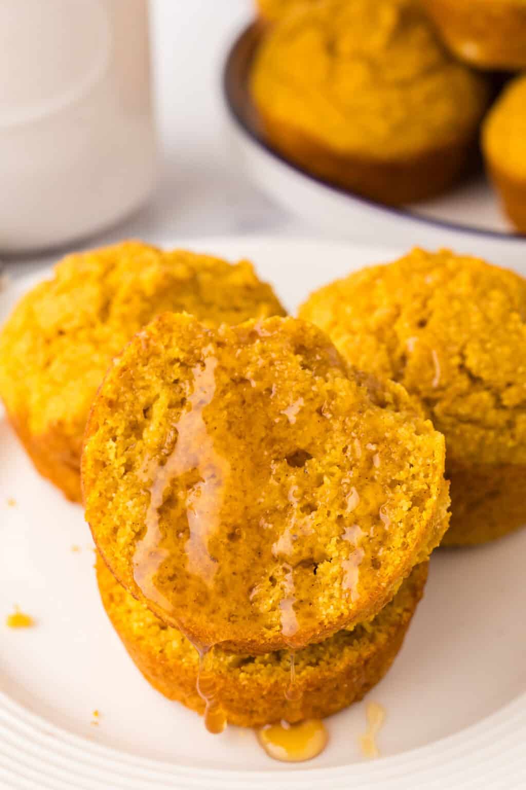 Fluffy Pumpkin Cornbread Muffins | Moist & Delicious Muffins Recipe