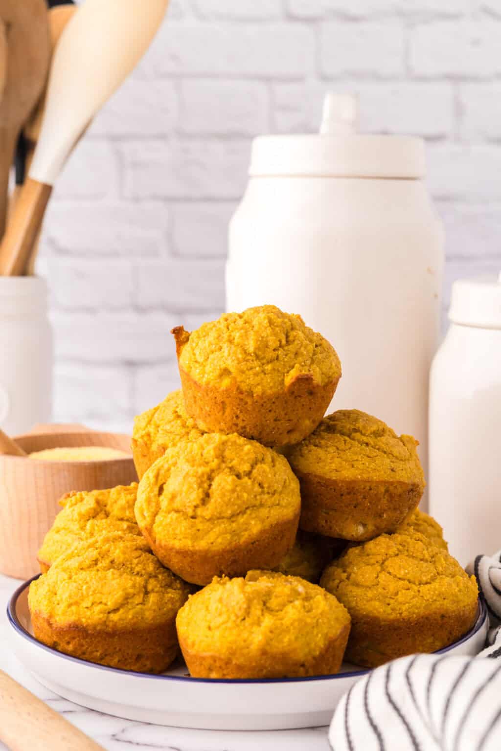 Fluffy Pumpkin Cornbread Muffins | Moist & Delicious Muffins Recipe