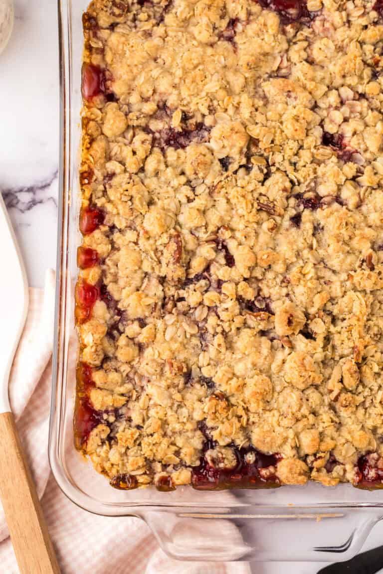 Raspberry Streusel Bars | Easy Raspberry Dessert Recipe