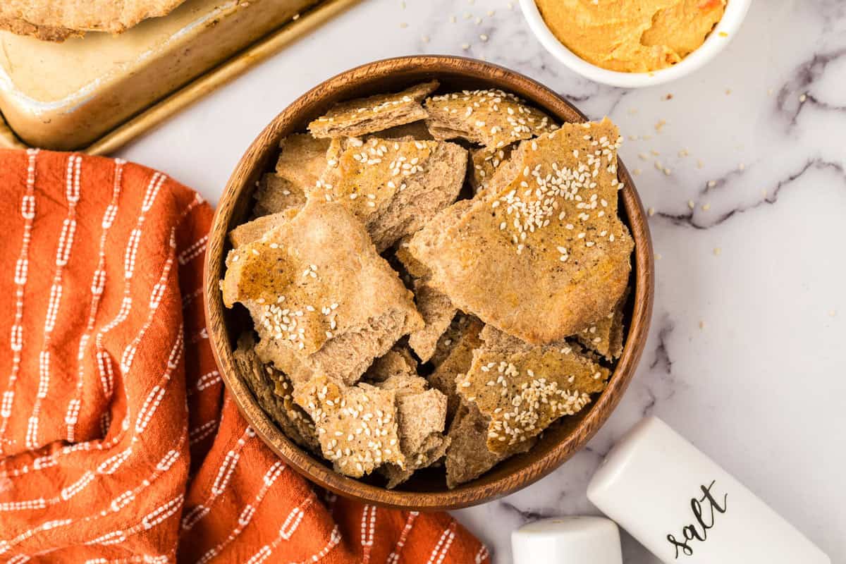 Simple Lavash Crackers — Bless this Mess