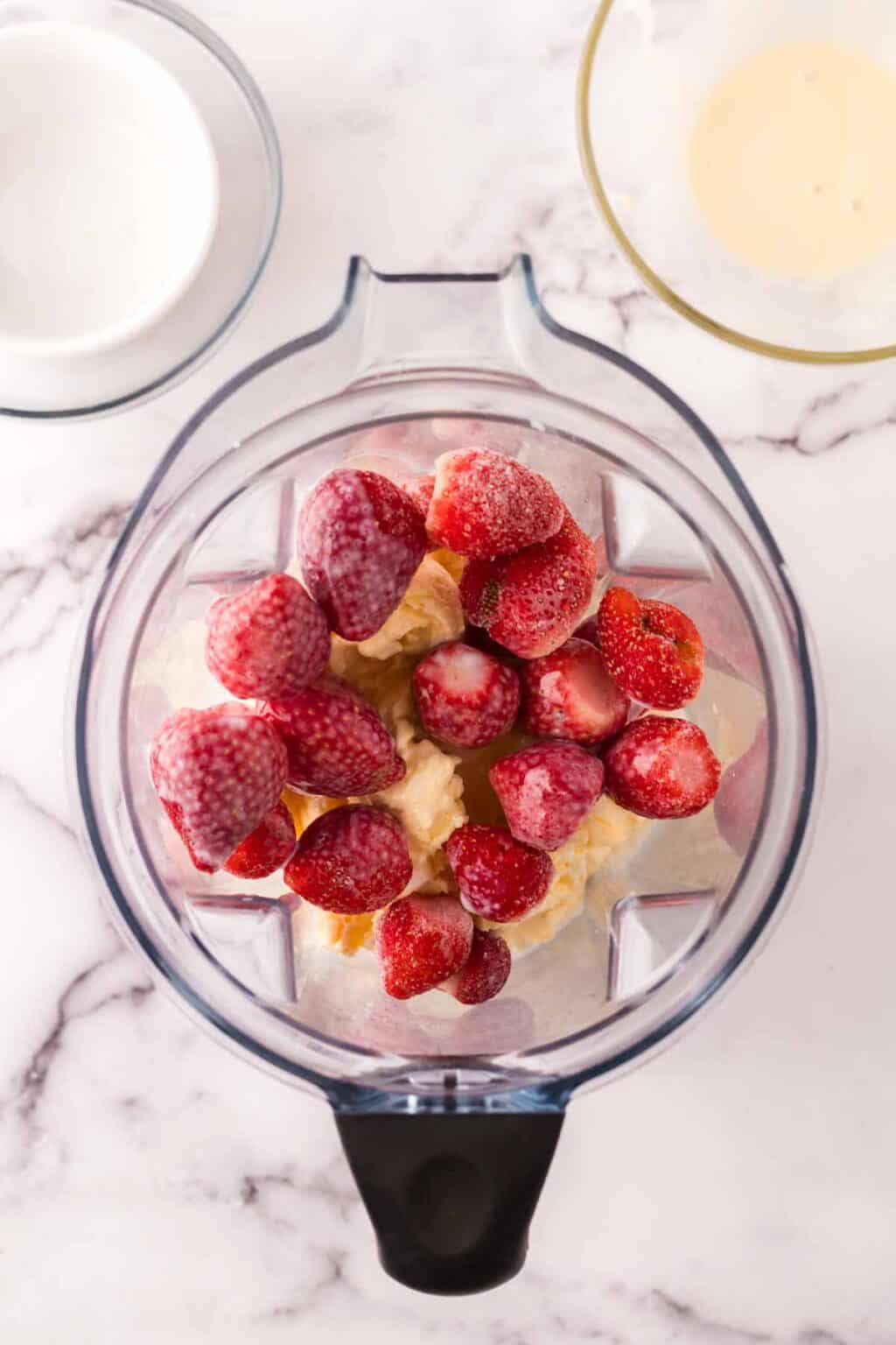 Strawberry Milkshakes — Bless this Mess