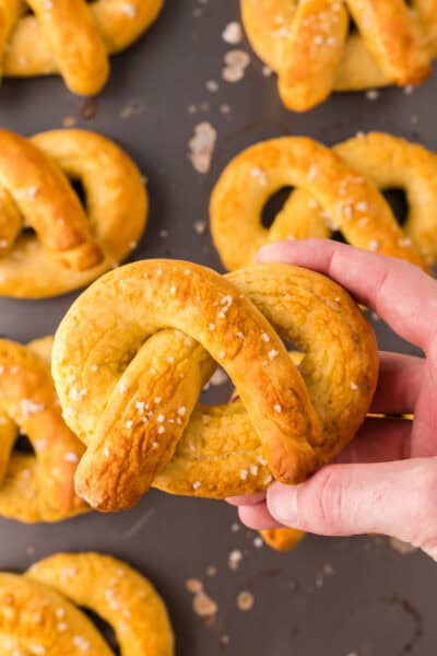 Big Soft Pretzels Recipe | Easy Homemade Soft Pretzels