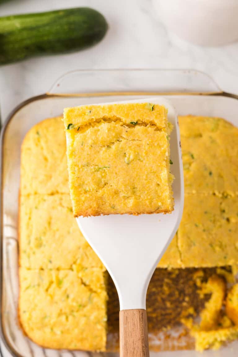 The Best Zucchini Corn Bread Recipe | Easy, Fluffy & Sweet Corn Bread