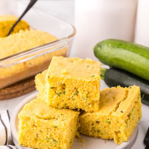 The Best Zucchini Corn Bread Recipe | Easy, Fluffy & Sweet Corn Bread