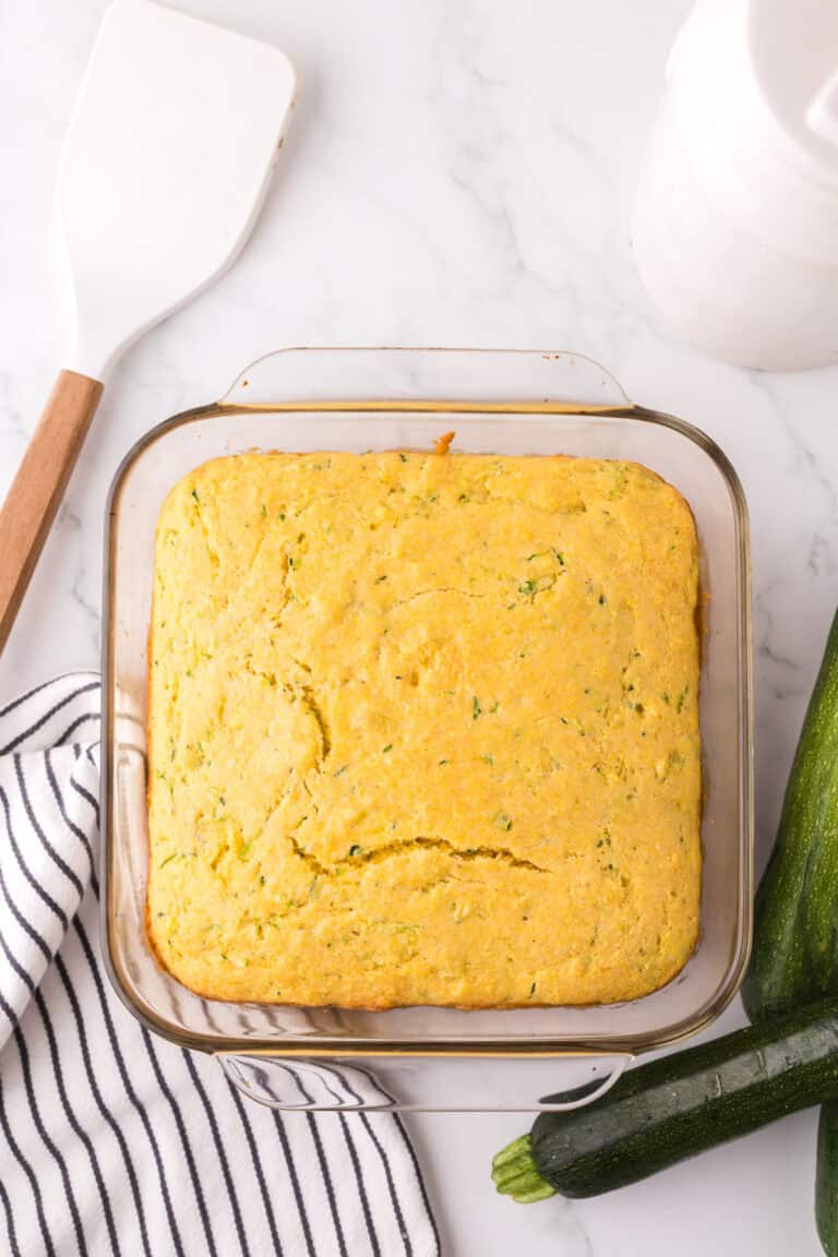 The Best Zucchini Corn Bread Recipe | Easy, Fluffy & Sweet Corn Bread