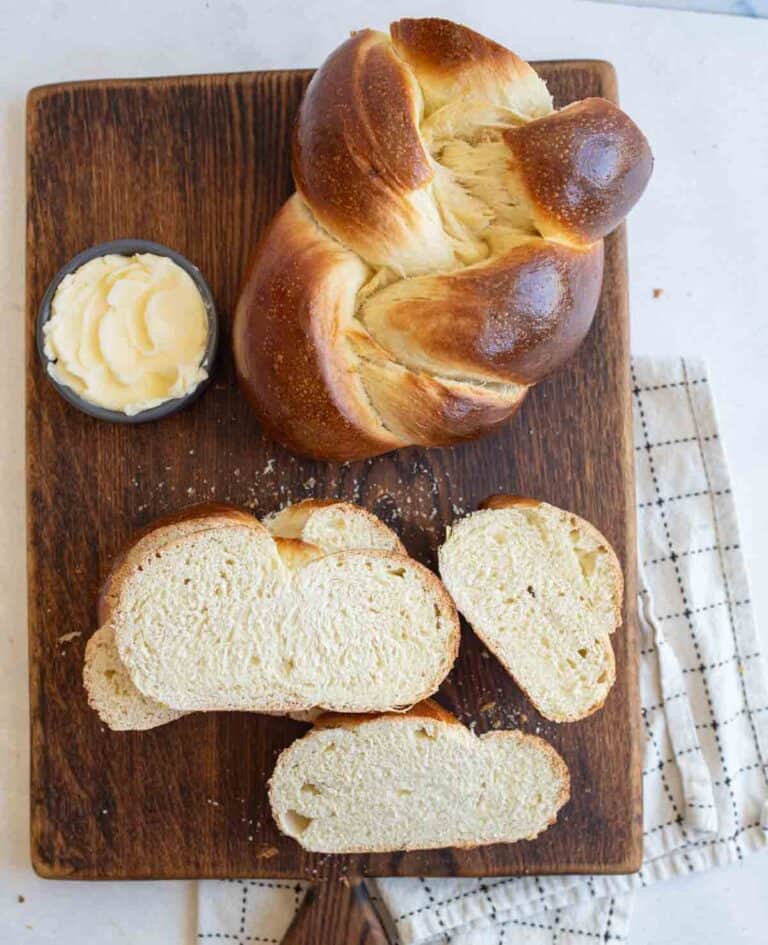 Soft & Fluffy Sourdough Challah Bread — Bless this Mess