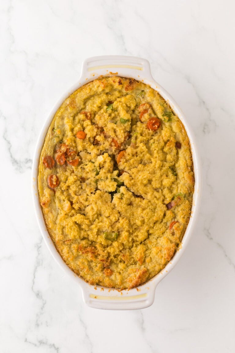 Southern-Style Cornbread Dressing (With Make-Ahead Tips) — Bless this Mess
