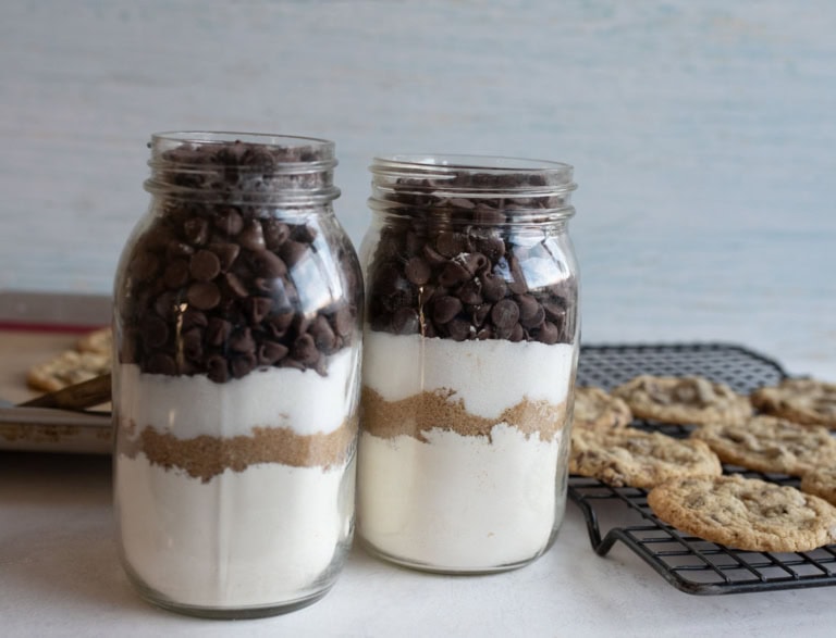 Mason Jar Chocolate Chip Cookie Recipe — Bless this Mess