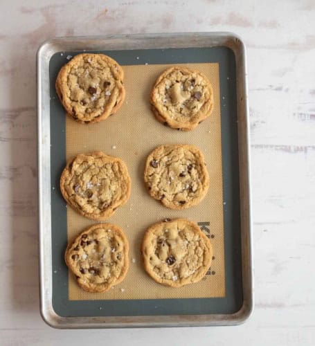 Salty Chocolate Chip Cookie Recipe — Bless this Mess