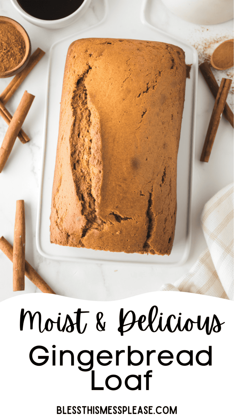 Easy Gingerbread Loaf - Better Than Starbucks! — Bless this Mess