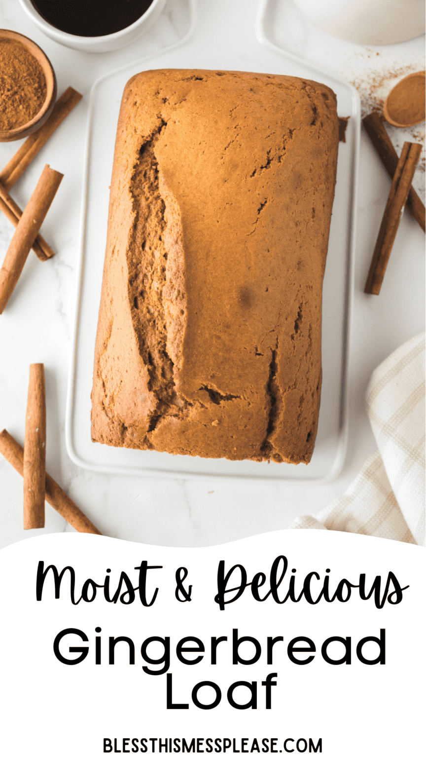 Easy Gingerbread Loaf - Better Than Starbucks! — Bless this Mess