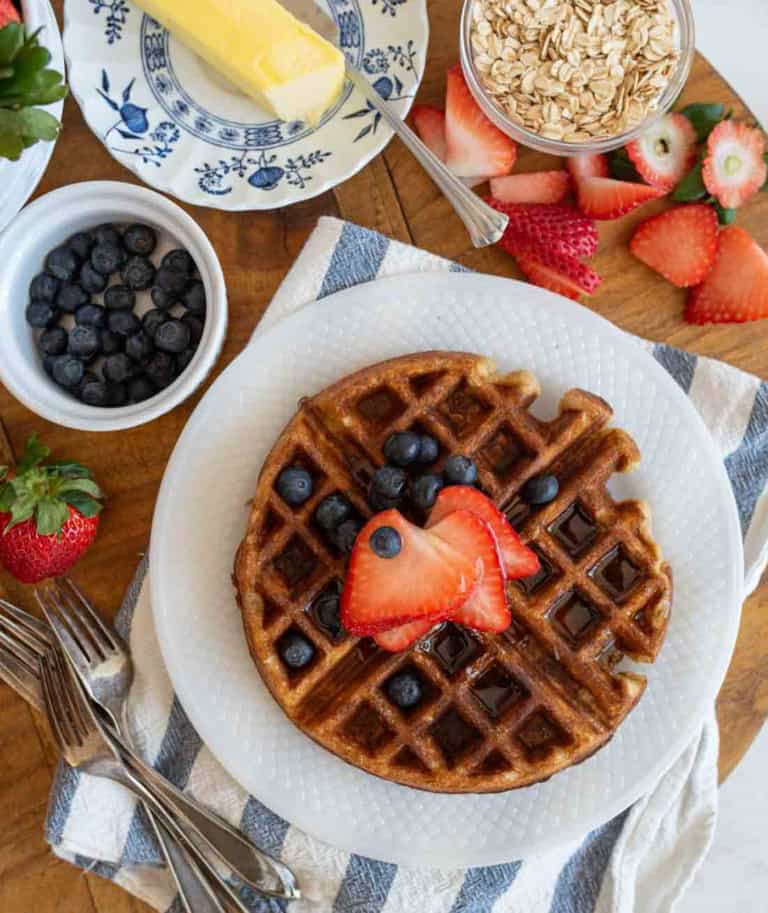 Oatmeal Waffles: A Wholesome Start to Your Day — Bless this Mess