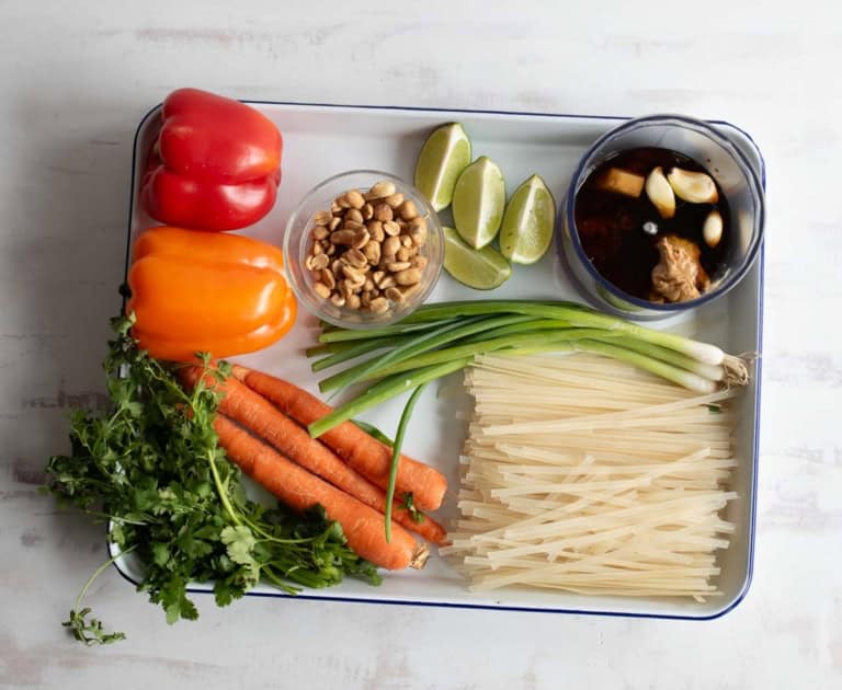 30-Minute Asian Noodle Salad with Zesty Peanut Dressing — Bless this Mess