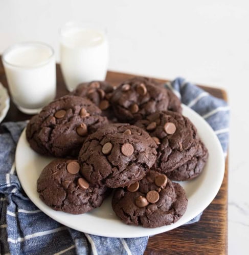 Double Chocolate Chip Cookies That Are Pure Chocolate Heaven — Bless ...