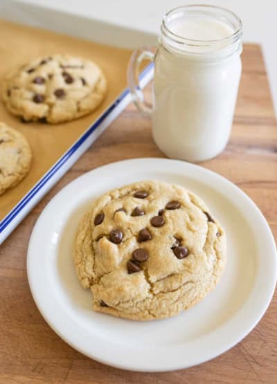 How to Make Giant Chocolate Chip Cookies in 30 Minutes — Bless this Mess