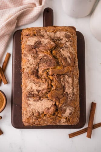 Cinnamon Bread: Easy Cinnamon Sugar Quick Bread — Bless this Mess