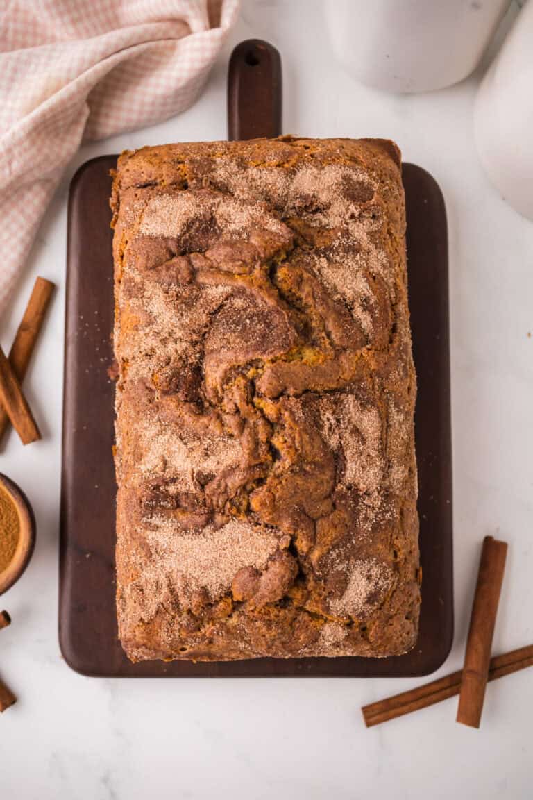 Cinnamon Bread: Easy Cinnamon Sugar Quick Bread — Bless this Mess