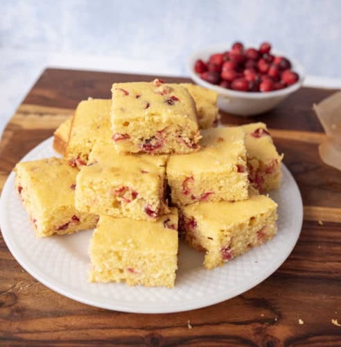 Sweet & Tangy Cranberry Cornbread (Perfect Holiday Side) — Bless this Mess