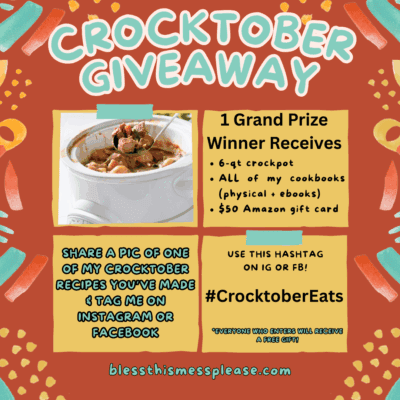 Crocktober: 31 Days of Crock-Pot Recipes — Bless this Mess